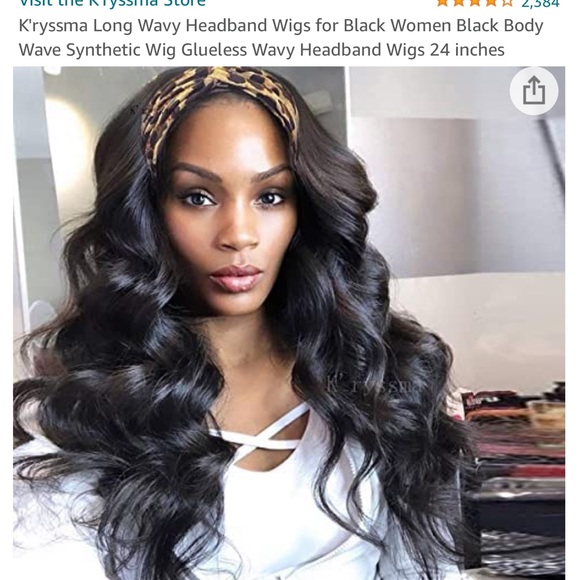 Hair | 24 Inch Beautiful Headband Soft Tangle Free Unit Black | Poshmark